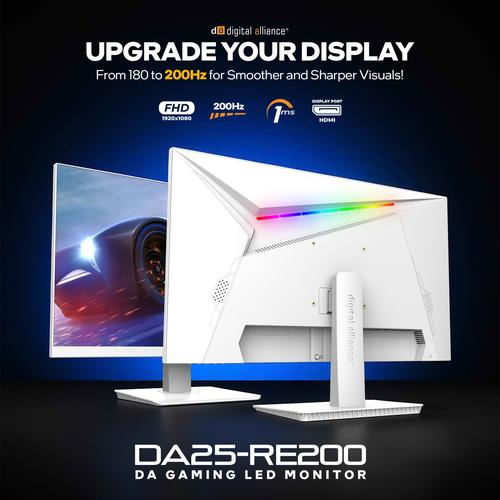 Promo Monitor LED Digital Alliance 24.5" 200Hz IPS FHD 99% SRGB 1ms ...