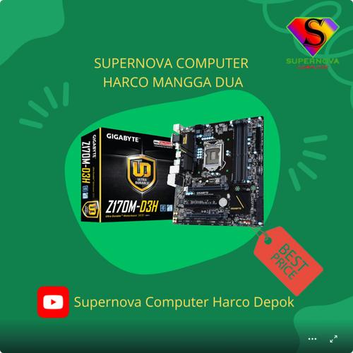 Jual Motherboard Gigabyte Z170M-D3H (Intel 6th & 7th LGA 1151, M-ATX) - Jakarta Pusat ...