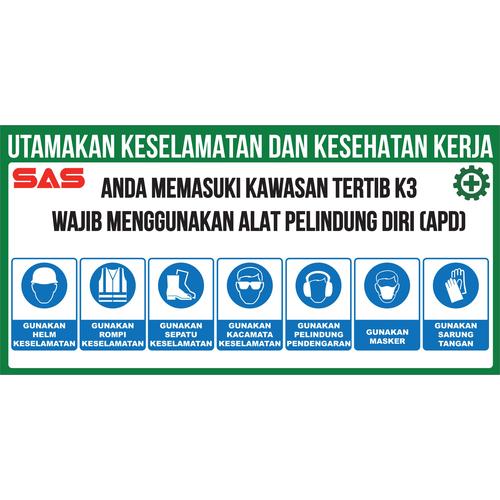 Jual SPANDUK BANNER REQUEST K3 SAFETY UKURAN 2X1 METER - Kota Bekasi ...