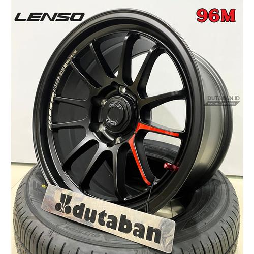 Jual Velg Original R18 18x9.5" 6x114.3 ET 25 Lenso 96M Matt Black ...
