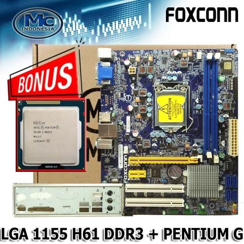 Promo Motherboard Intel LGA 1155 Foxconn H61 Ivy Bridge - H61 FOXCONN ...