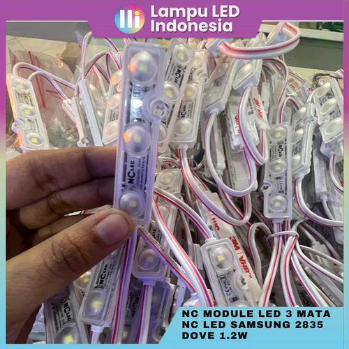 Jual MODUL LED 3 MATA NC ECO 2835 DOVE VIEW ANGLE WARNA PUTIH - Kota ...