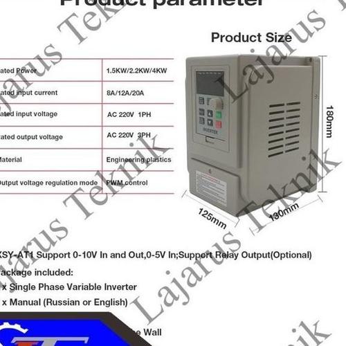Jual Lajarus inverter input 1phase 220vac output 3phase 380vac 2 2kw AT4 - Jakarta Selatan ...