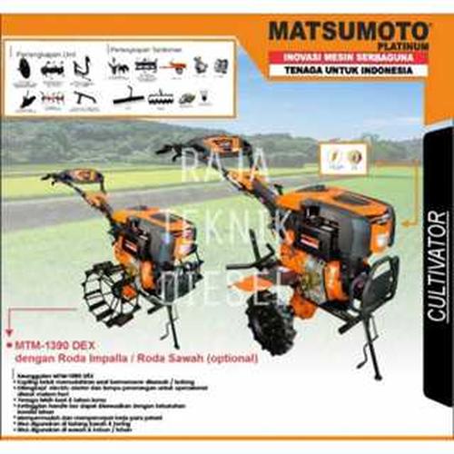 Jual MESIN CULTIVATOR MATSUMOTO MTM-1390 DEX TILLER MACHINE SUPER ...