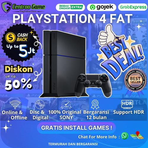 Jual SONY PS4 Fat 500GB-2TB Bonus Banyak Games Terbaru - 500GB SERI 12 ...