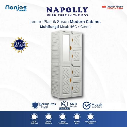 Jual Napoly Lemari Plastik Drawer Cabinet Container Anti Rayap Anti ...
