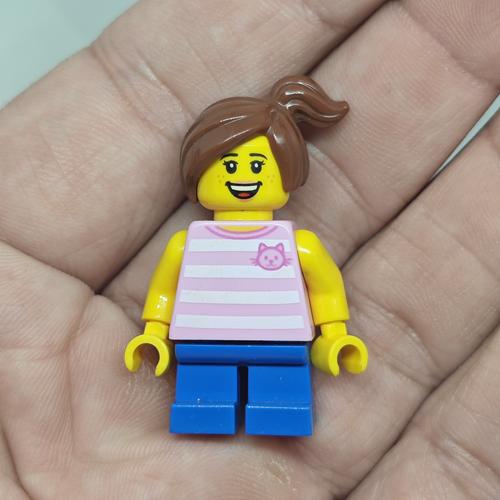 Jual Mini Figure Lego City Kid Girl In Pink Shirt and Blue Pants ...