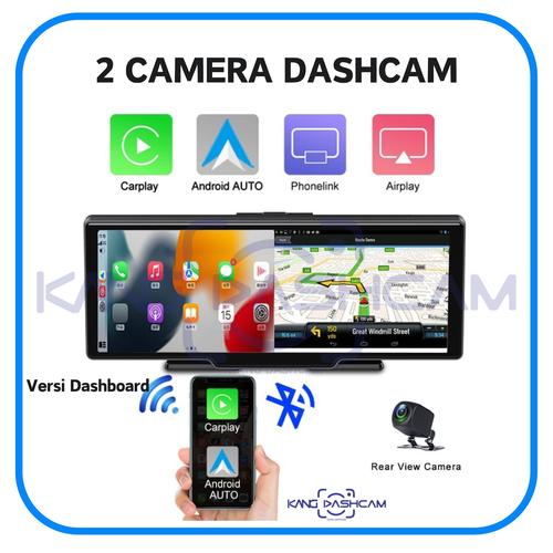 Jual Dashcam 2 Kamera Android Auto + Apple CarPlay 11" TouchScreen - Dashboard - Jakarta Barat ...