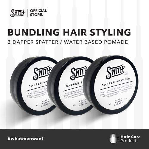 Promo SMITH - 3 Dapper Spatter / Water Based Pomade / Pomade - Jakarta ... Promo SMITH - 3 Dapper Spatter / Water Based Pomade / Pomade - Jakarta ...