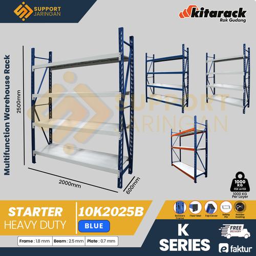 Jual KITARACK 10K2025 Starter Rak Gudang Frame Biru 2000 x 600 x 2500 ...