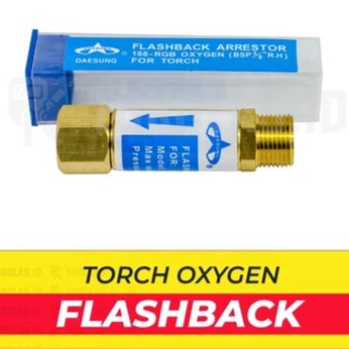 Jual DAESUNG Flashback Arrestor Pengaman Torch Oxygen LPG/ ACY Flash ...
