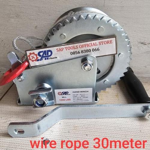 Jual hand winch 1000 lb katrol tarik sling baja - Jakarta Selatan ...