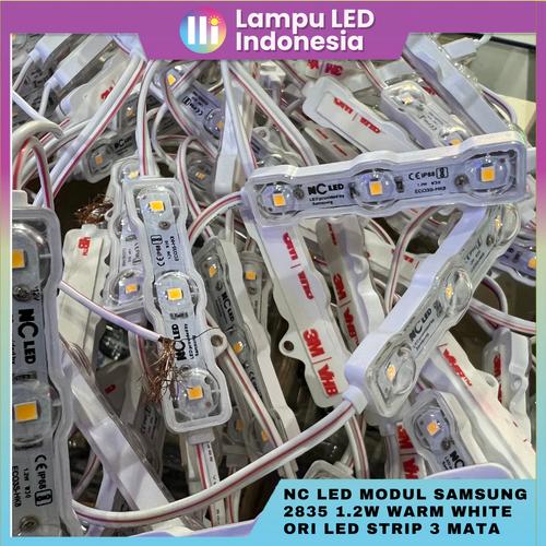 Jual NC LED modul Samsung 2835 1.1w warmwhite Ori Led Strip 3 mata ...