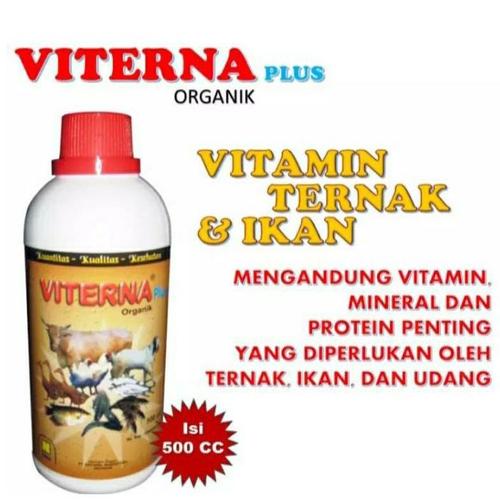 Jual VTN/VITERNA ORIGINAL NASA/VITAMIN TERNAK IKAN DAN UDANG 500 CC ...