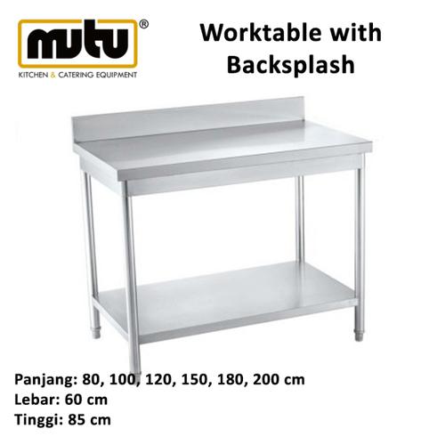 Promo MUTU RWT-206EC - Meja Kerja Dapur Stainless Steel - Work Table ...