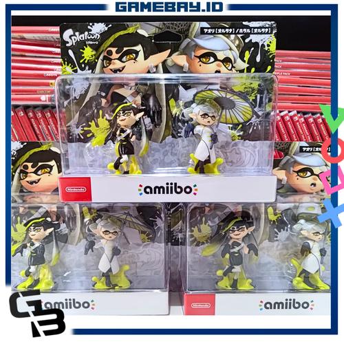 Promo Amiibo Alterna Squid Sisters (Callie & Marie) Character Figure 2 ...