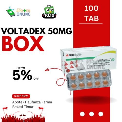 Jual VOLTADEX 50MG TAB 100`S BOX - Kota Bekasi - Apotek Haufanza Farma Bekasi Timur | Tokopedia