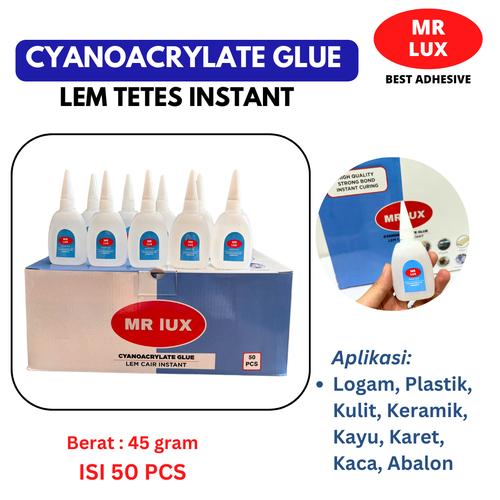 Jual Lem Tetes MR LUX / Lem Korea / Lem Tetes Instant / Cyanoacrylate ...