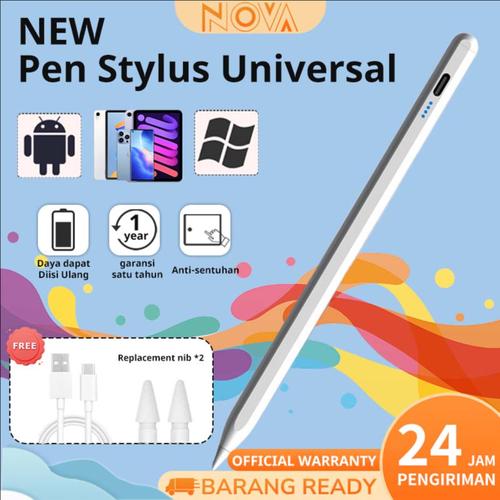 Promo Pen Stylus Universal Aktif 100 Original Untuk Android Dengan Fungsi Magnetik Cocok Untuk ...