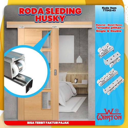 Jual RODA HUSKY REL PINTU GESER NO TWIN RODA HUSKY PREMIUM RODA SLIDING ...