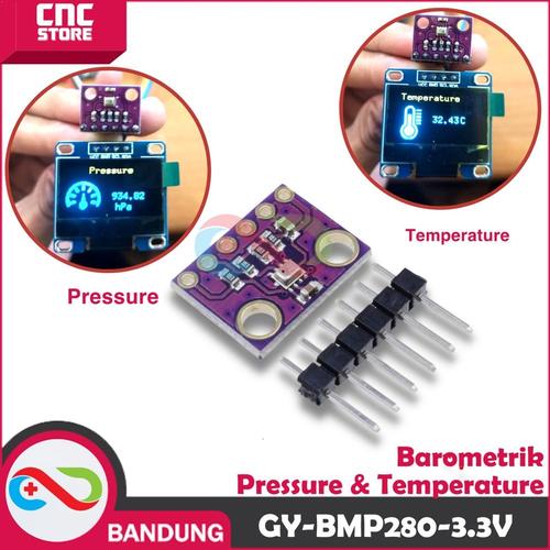 Jual GY-BMP280-3.3 BMP280 BAROMETRIC PRESSURE TEMPERATURE SENSOR ...