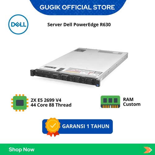 Jual Server Dell R630 8x2.5" 1U Processor (2x E5 2699 V4) - 256GB ...
