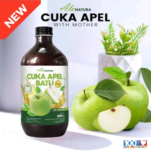 Jual Vinega Cider cuka apel 500ml/ Cuka Apel Hijau with mother ...