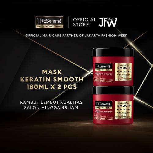 Promo Tresemme Keratin Deep Smoothening Hair Mask 180ML Twinpack - Kota ...