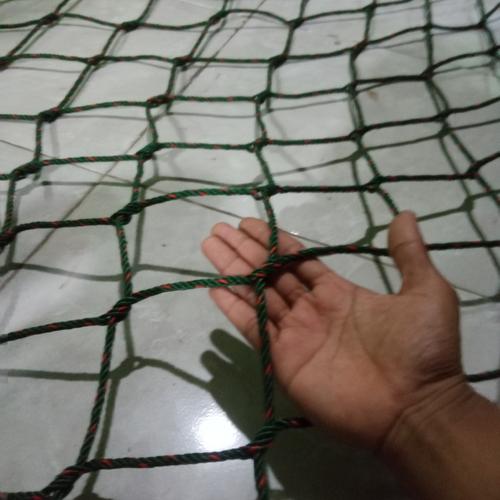 Jual jaring tali tambang PE 6mm, jaring pengaman proyek jaring pagar ...