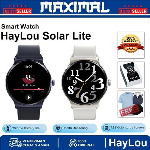 Promo Haylou Solar LS05 Lite Smart Watch IP68 Sp02 Original Garansi ...