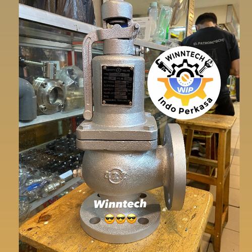 Jual Safety valve (317) lever cast iron flange 10K size 2 inch DN50 ...