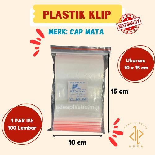 Jual [100 PCS] Plastik Klip Ukuran 10x15 cm / Plastik Klip Ukuran 15x10 ...