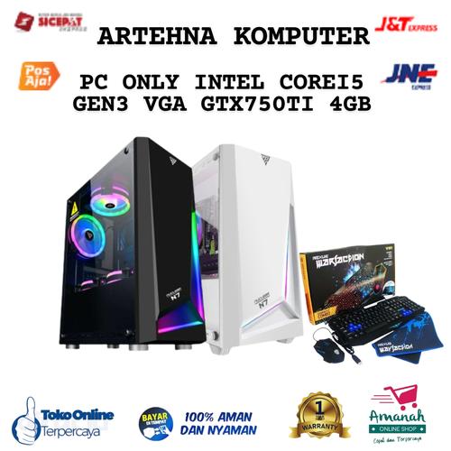 Jual pc intel core i5 3470 ddr3 16gb ssd 128gb hdd 1tb vga gtx 750ti ...