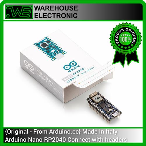 Jual Arduino Nano RP2040 Connect with headers Made in Italy - ORIGINAL ...