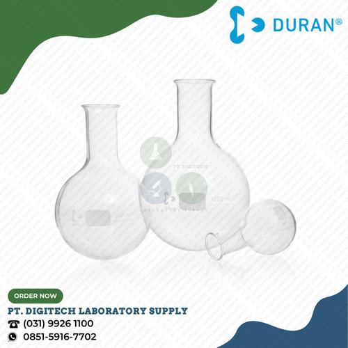Jual Labu Alas Bulat Round Bottom Flask Narrow Neck 50mL DURAN - Kab ...