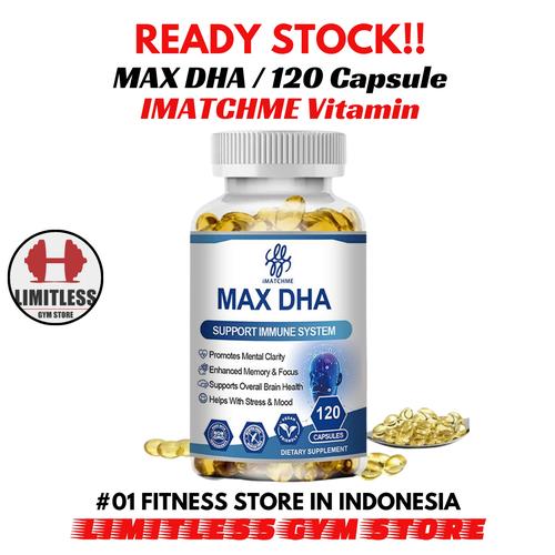 Promo [PROMO] VITAMIN MAX DHA 400mg Omega 3 Supports Brain Health - 120 ...