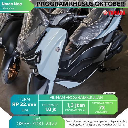 Jual Yamaha Nmax Neo Standar 2024 Biru Langit / Nmax Neo Version Dull ...