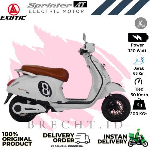 Jual Sepeda Motor Listrik Vespa SPRINTER AT Exotic E Motor 1200 watt ...