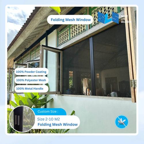Jual SLS Mosquito Net / Insect Screen Folding Window | Custom Size 2-10 ...