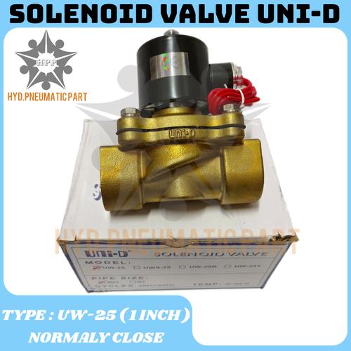 Jual UNI-D SOLENOID VALVE 1 INCH, UNID UW25 SOLENOID VALVE UW-25 DRAT 1" NORMALY CLOSE - Jakarta ...