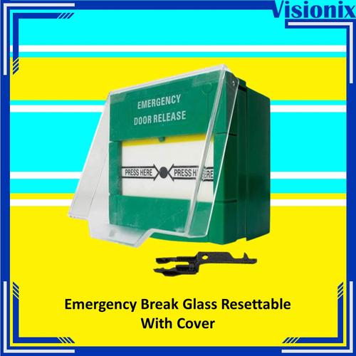 Jual Breakglass Resettable with Cover -Emergency Break Glass Access ...