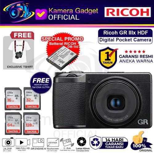 Promo Ricoh GRIIIx HDF Digital Pocket Camera Ricoh GR III x GR IIIx ...