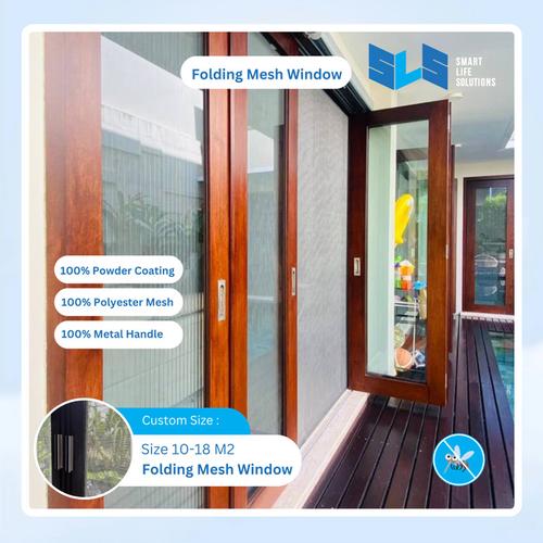 Jual SLS Mosquito Net / Insect Screen Folding Window | Custom Size 10 ...