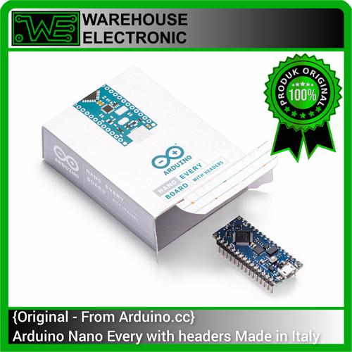 Jual Arduino Nano Every With Headers Made In Italy Original Arduinocc Atmega4808 Kota