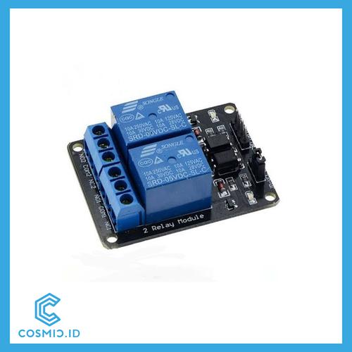 Jual Relay 5V 2 Channel Module 2Ch Output dengan Optocoupler - Kab ...