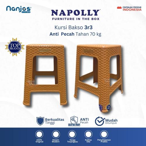 Jual Napolly Kursi Rottan / Bangku Plastik Napolly / Kursi Bakso ...