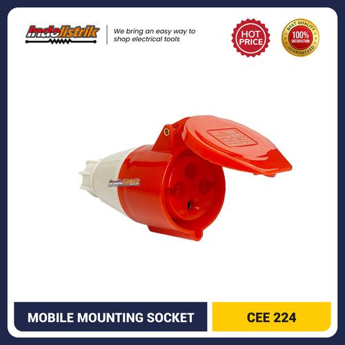 Promo TAB Industrial Mobile Mounting Socket CEE 224 (4Poles x 32 Ampere ...