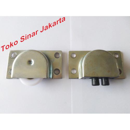Jual Roda Rel Rell Pintu Lemari Sliding Sleding Geser Dorong Furniture ...