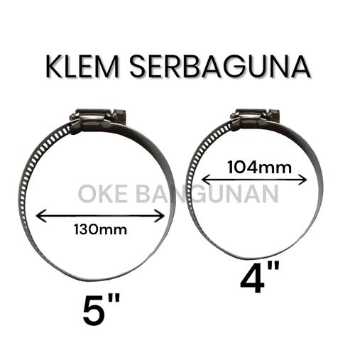 Jual klem selang hose clamp clem cincin ring serbaguna tahan karat - 5 ...