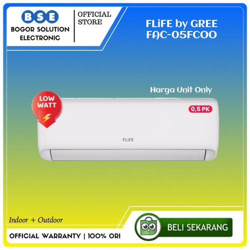 Promo AC FLIFE by GREE 1/2 PK FAC-05FCOO AC Smart Cleaner 05FCOO Low ...